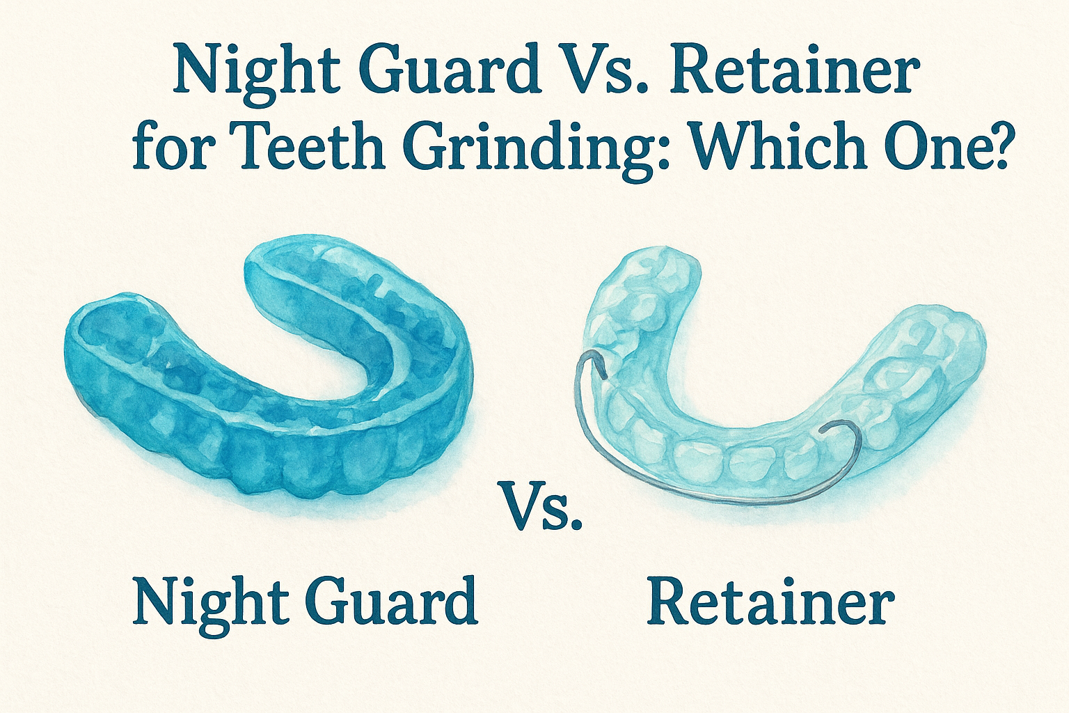 Night Guard Vs Retainer for Teeth Grinding: Which One? – Remi